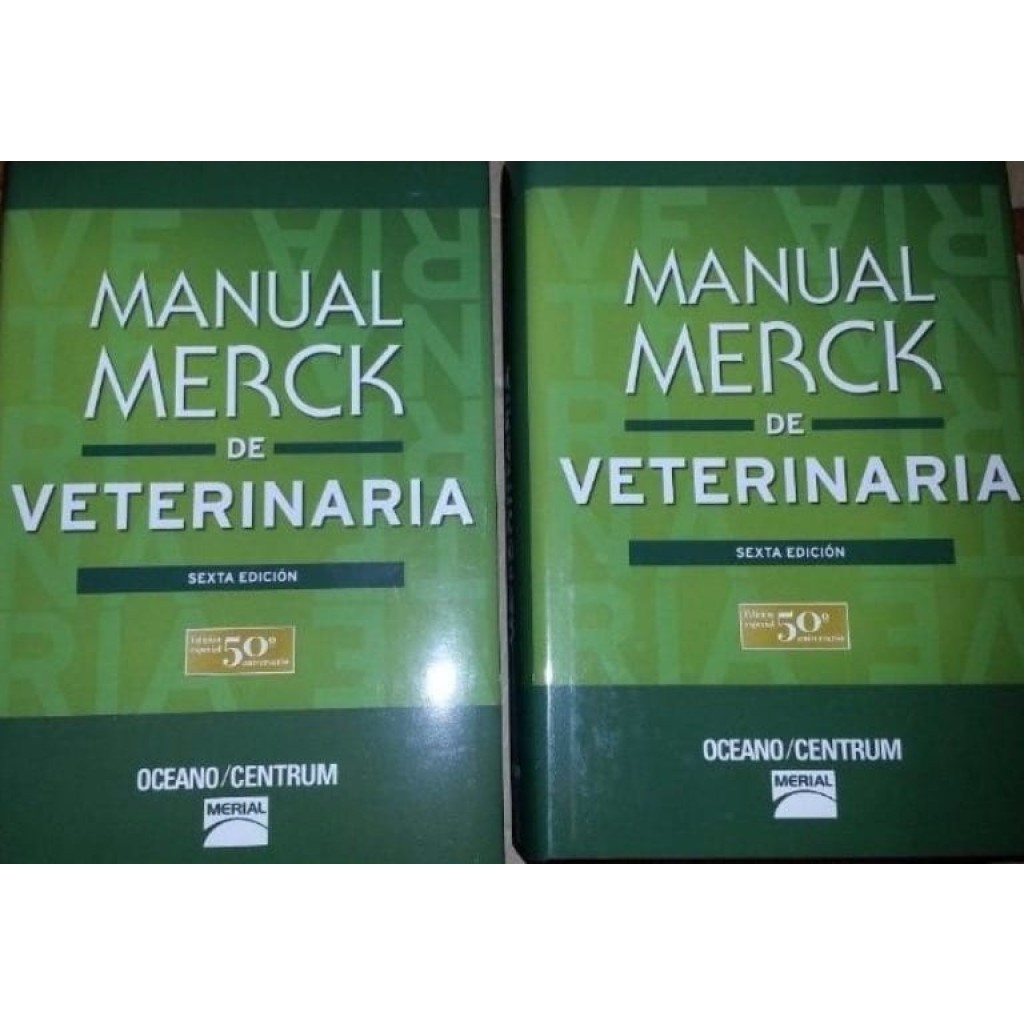 Manual Merck De Veterinaria 2 Tomos – 6ta Edición / Oceano – Libreria ...