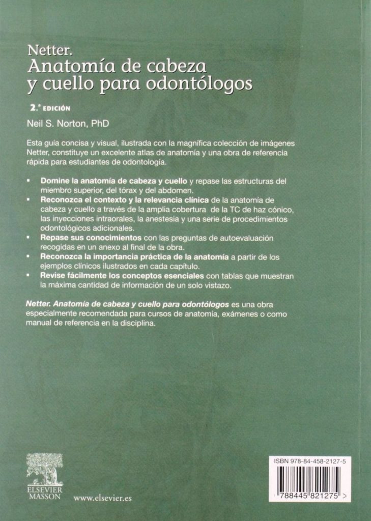 Netter. Anatomía De Cabeza Y Cuello Para Odontólogos 2da Edición ...