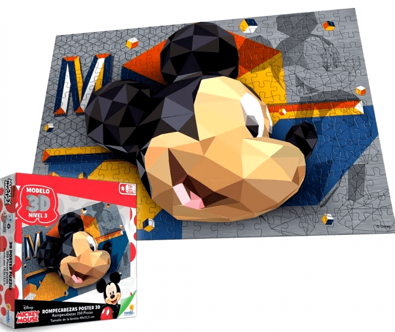 Rompecabezas 250 Piezas Mickey Mouse 3d- Disney – Libreria Pensar